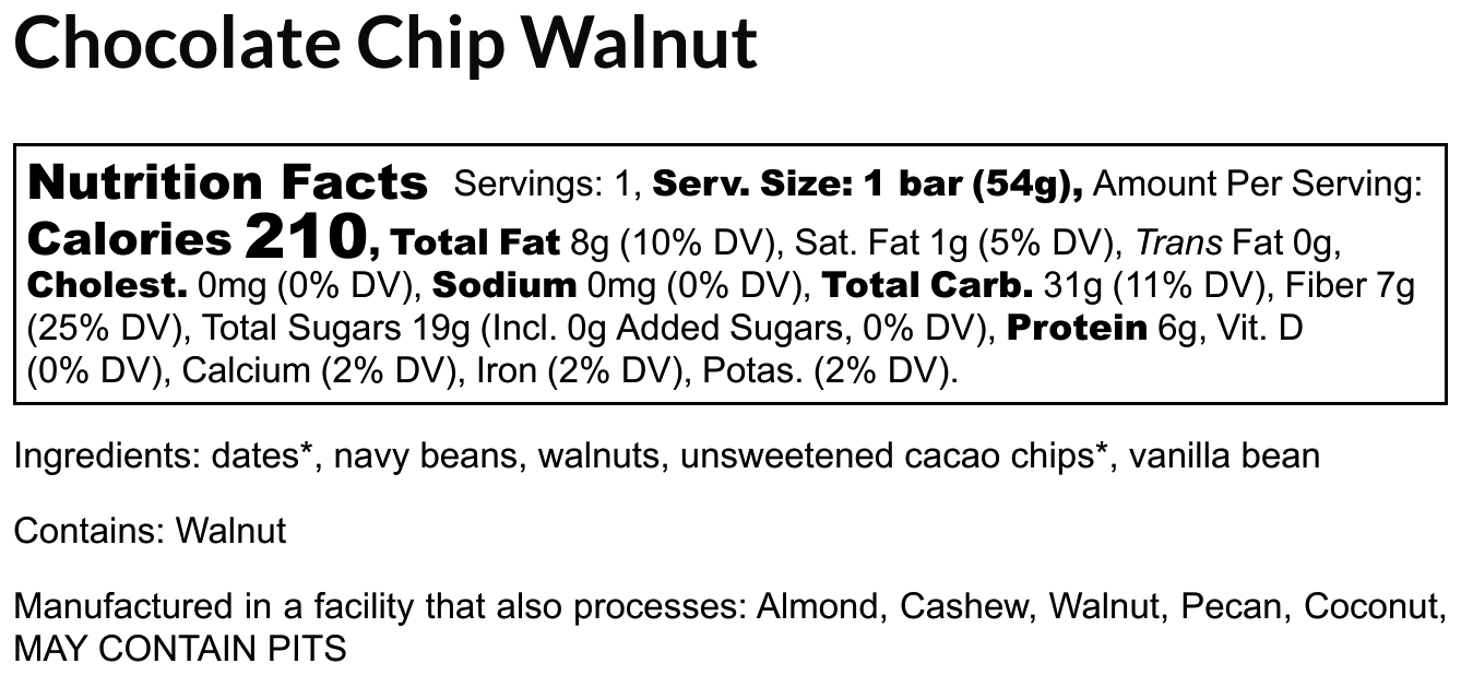 Bars Sample Pack--Try 3 Flavors! (shipping included!) – WellBean