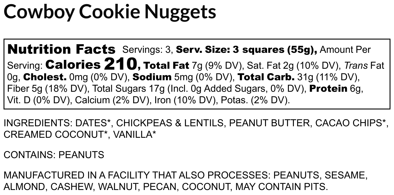 Nuggets – WellBean